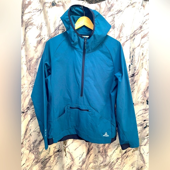 Ascend | Jackets & Coats | Nwt Ascend Anorak Teal Outdoor Lightweight ...